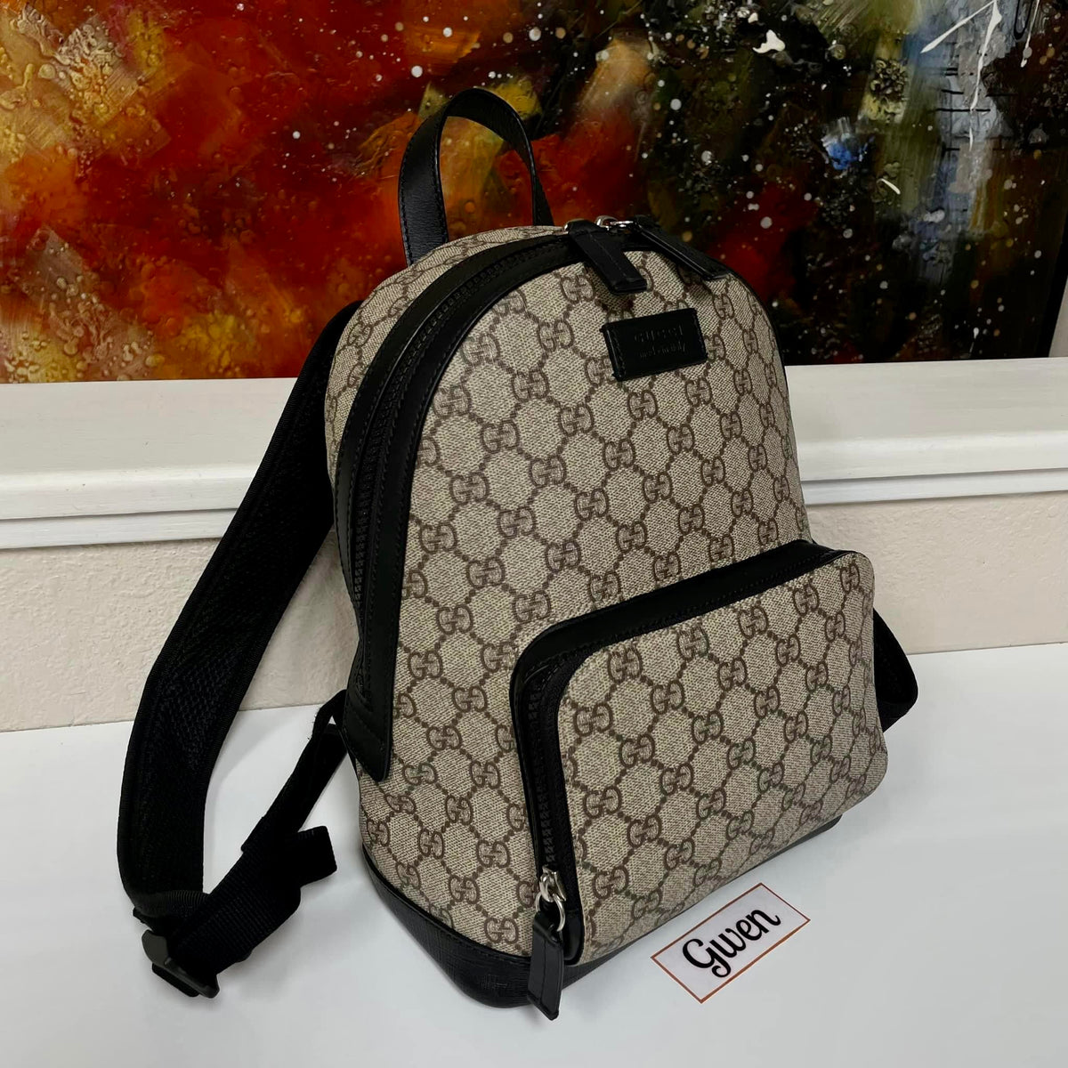 Authentic Gucci GG Supreme Eden Backpack (Small) – Gwen's Luxeshop